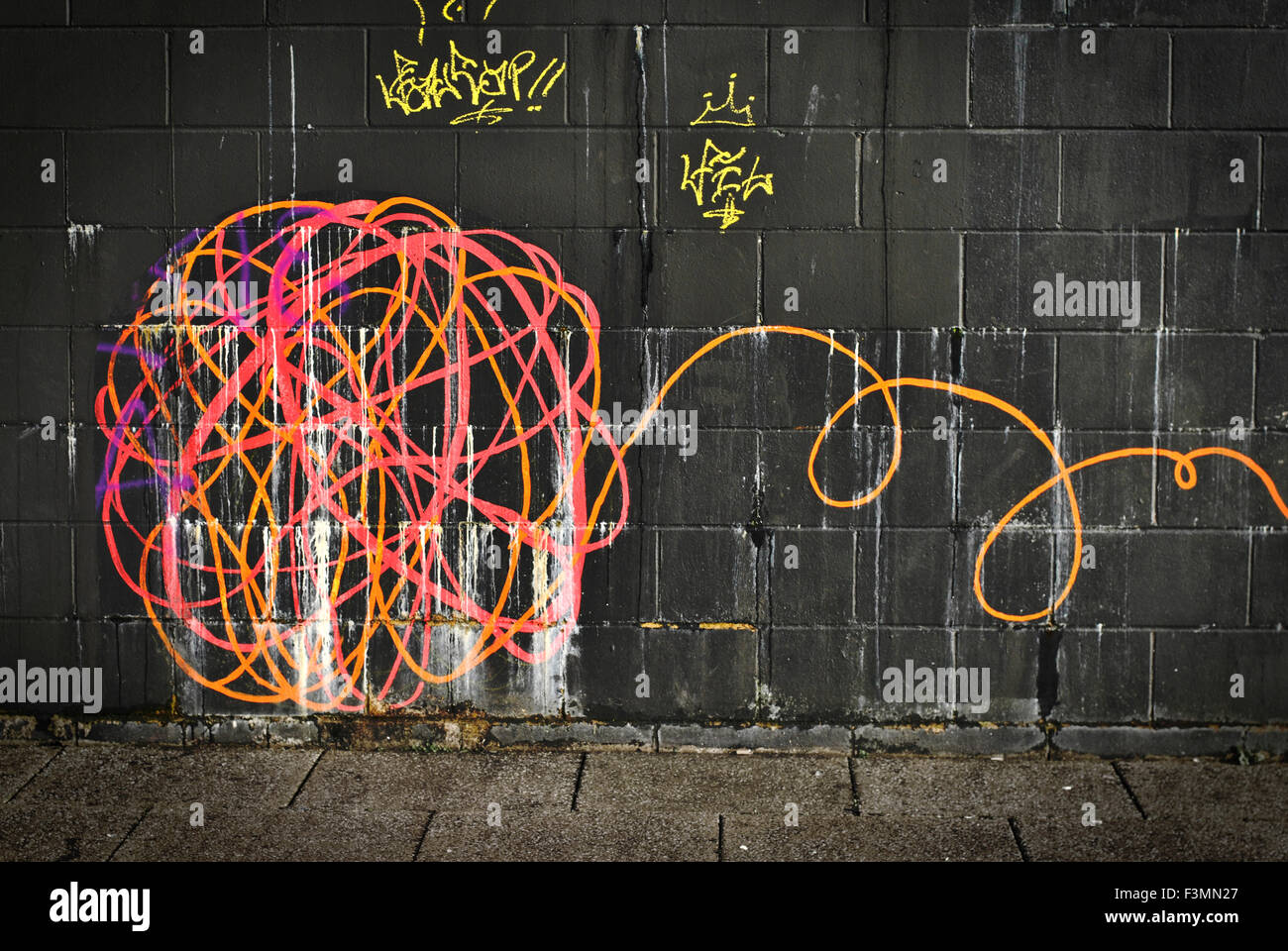 Grungy Street Art Stock Photo - Alamy