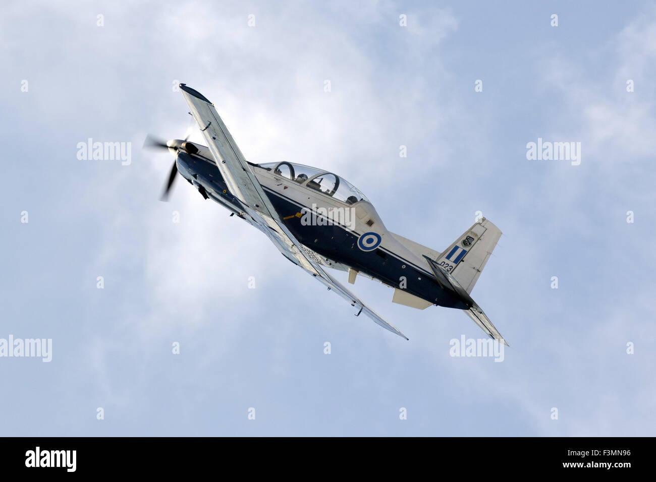 Greek Air Force Raytheon T-6 Texan II turbo trainer aircraft Stock ...