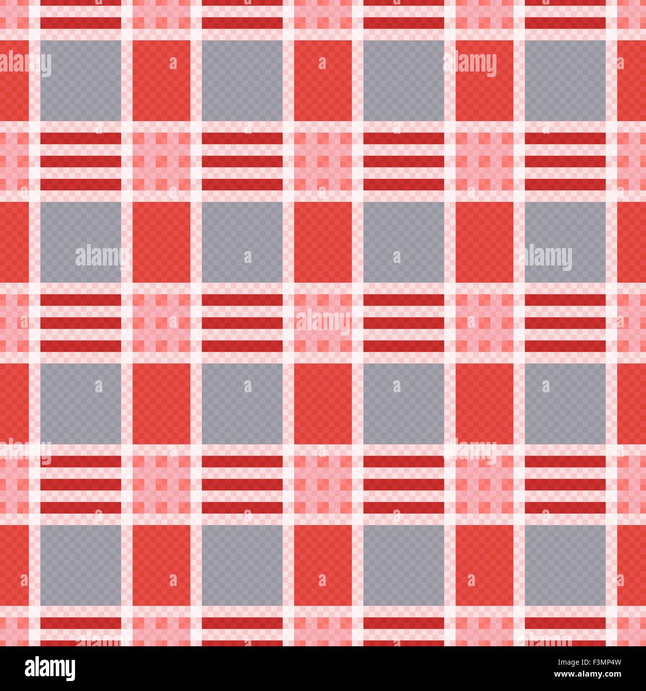 Rectangular seamless vector pattern as a tartan plaid mainly in pink an gray trendy hues Stock ...