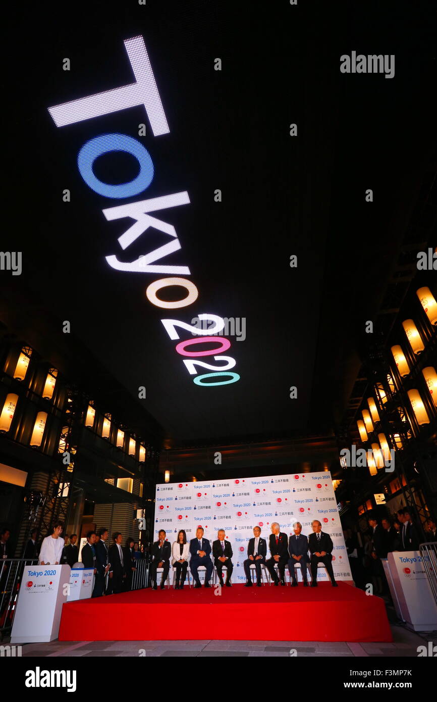 Tokyo, Japan. 9th Oct, 2015. (L-R) Tadahiro Nomura, Mami Sato, Yoshiro ...