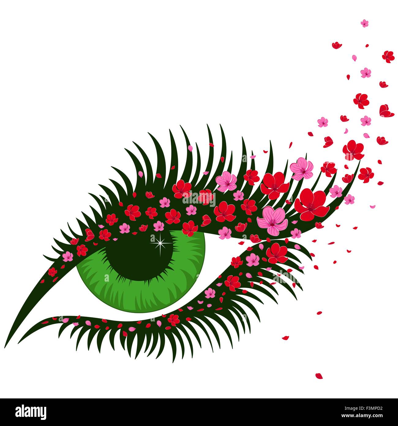 Delicate small pink iris Cut Out Stock Images & Pictures - Alamy