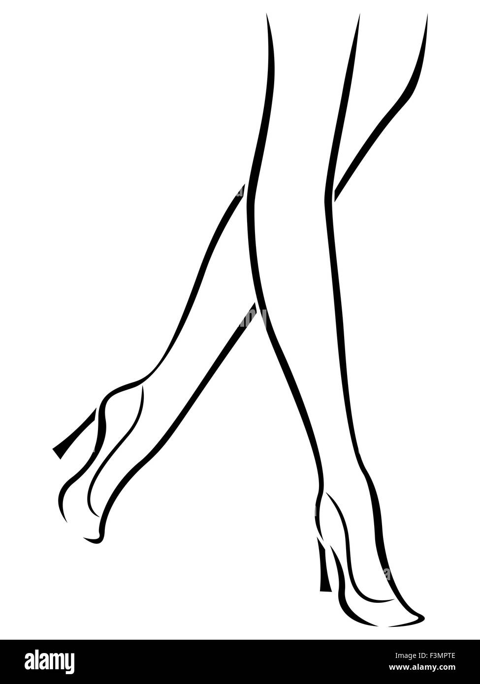 Female model in elegant Cut Out Stock Images & Pictures - Alamy