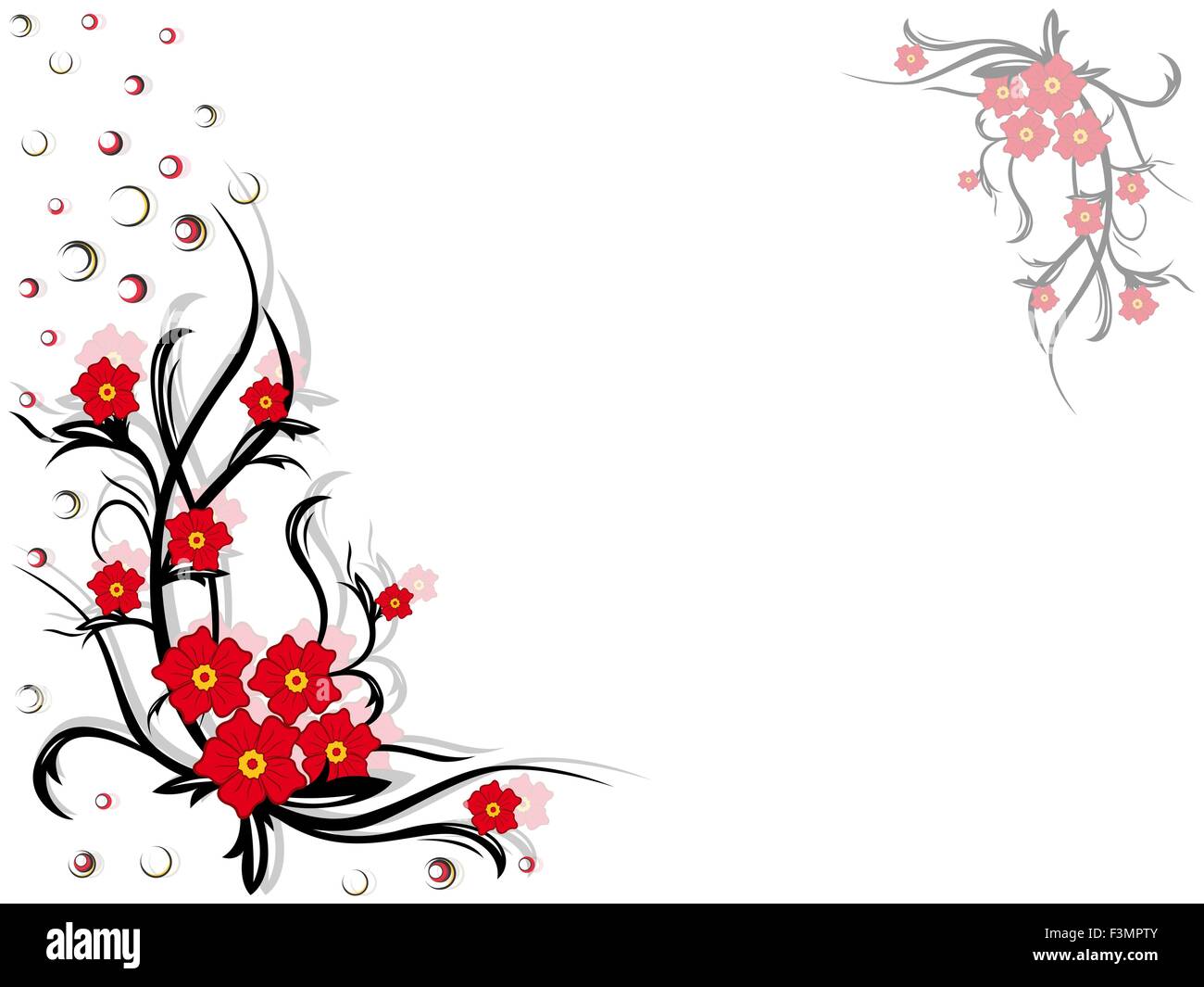 Simple Floral Swirl Designs Floral Swirl Ornament Design Vector