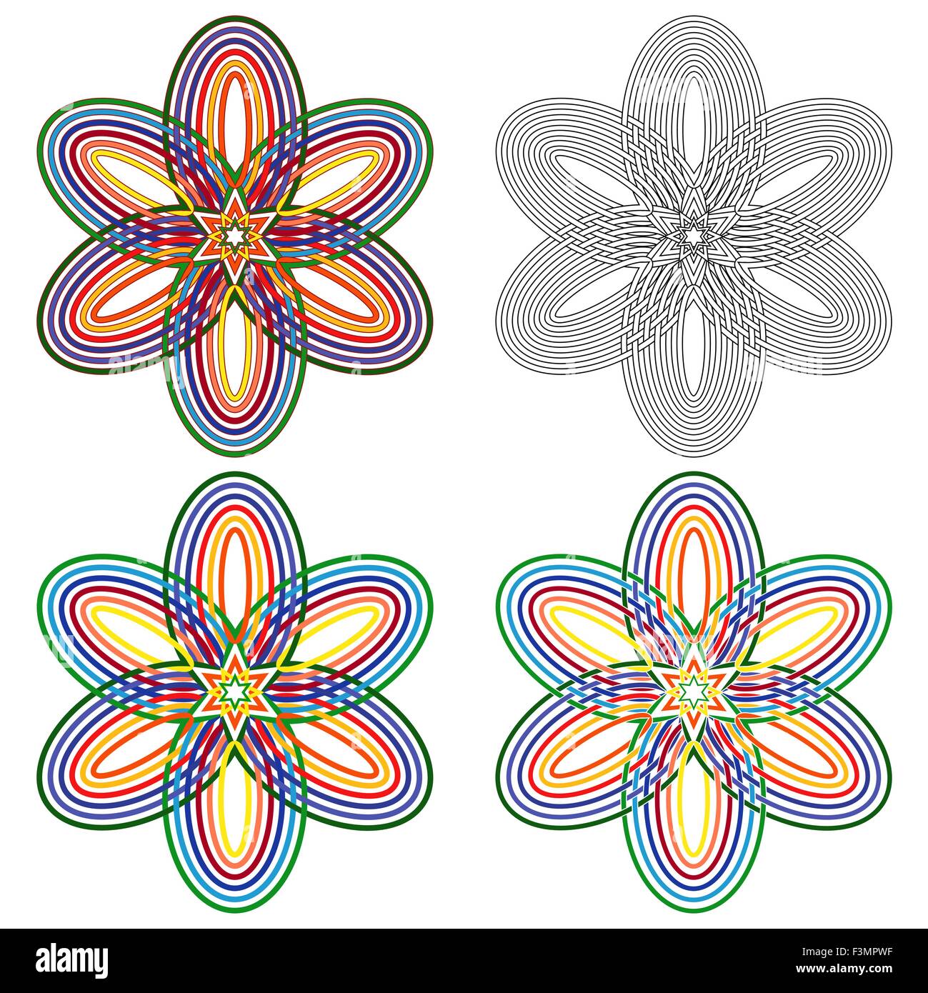 Collection abstract elements in Cut Out Stock Images & Pictures - Alamy