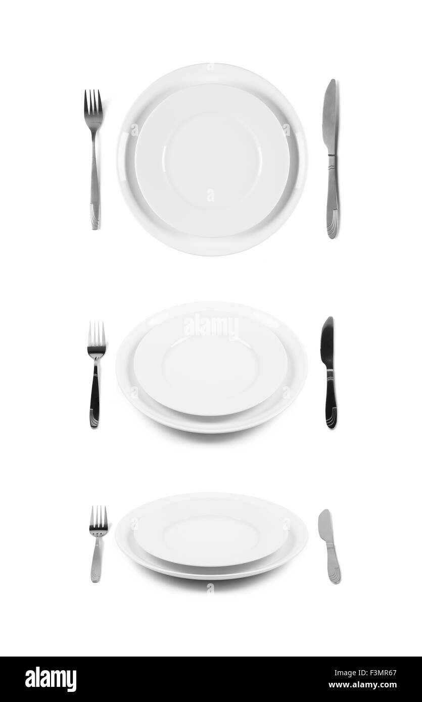 Top view stacked blank hi-res stock photography and images - Alamy