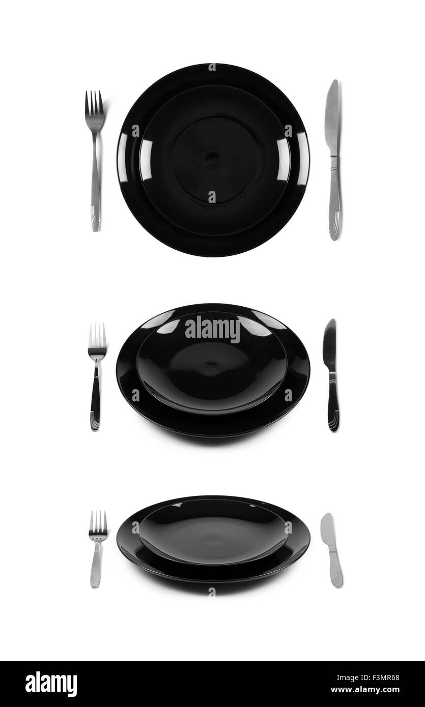 Small plate food Black and White Stock Photos & Images - Alamy