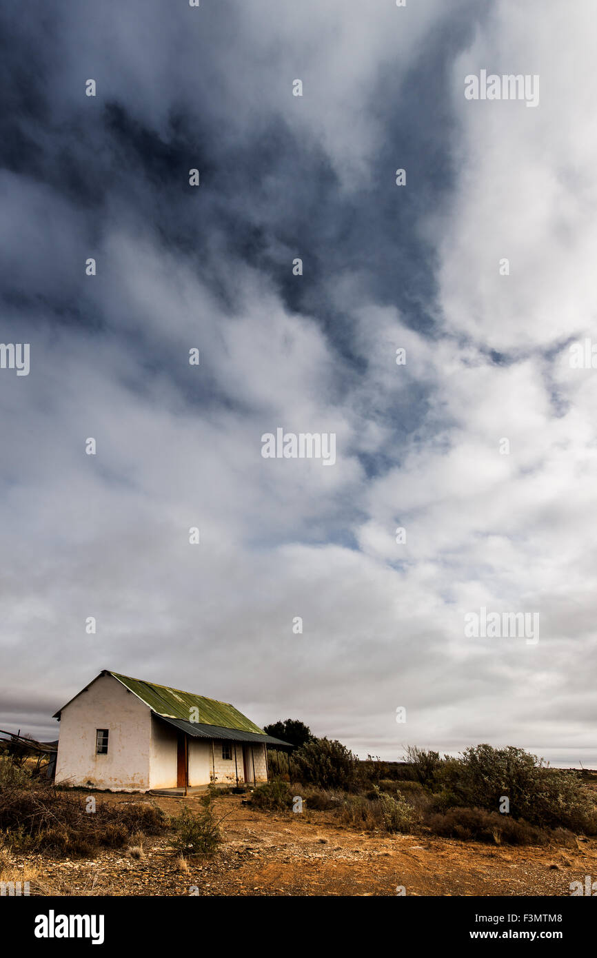 deserted Karoo farm house Stock Photo - Alamy