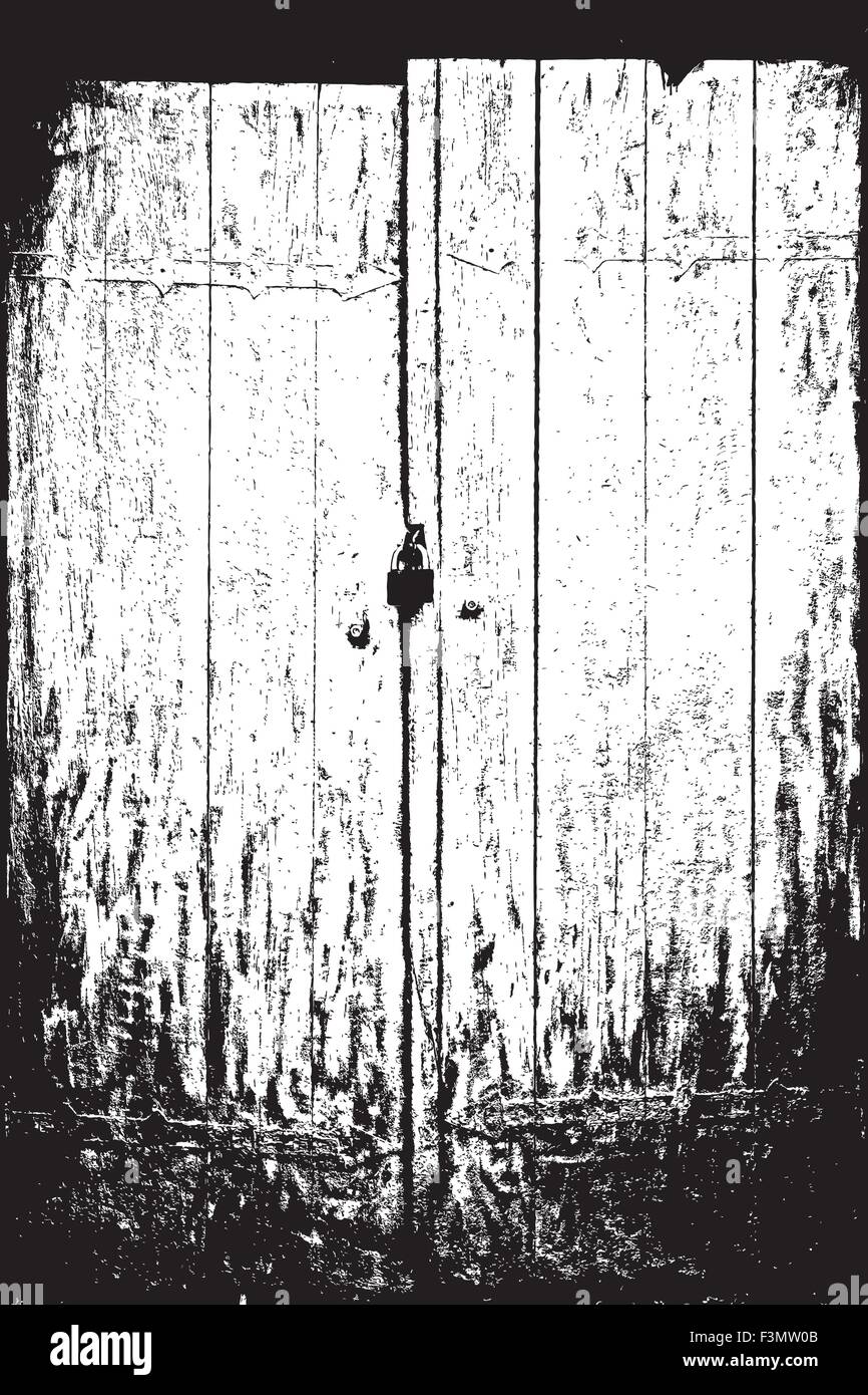 White distressed door Stock Vector Images - Alamy