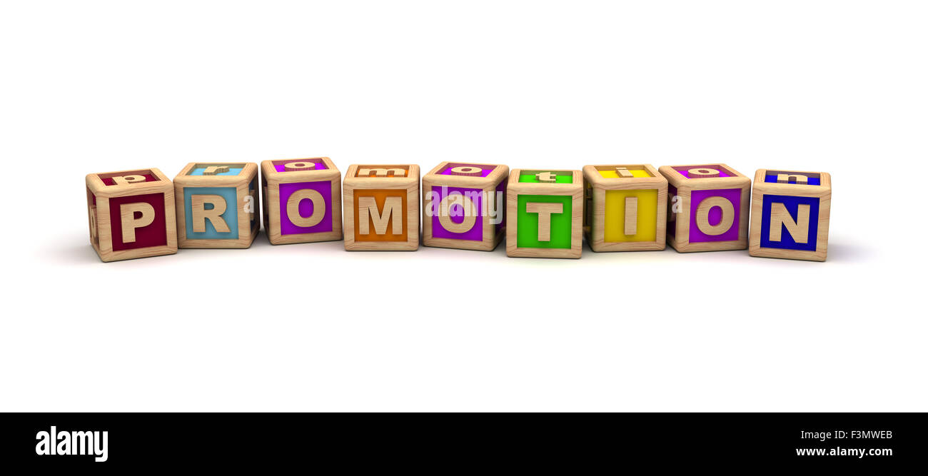 Promotion Play Cubes Stock Photo - Alamy
