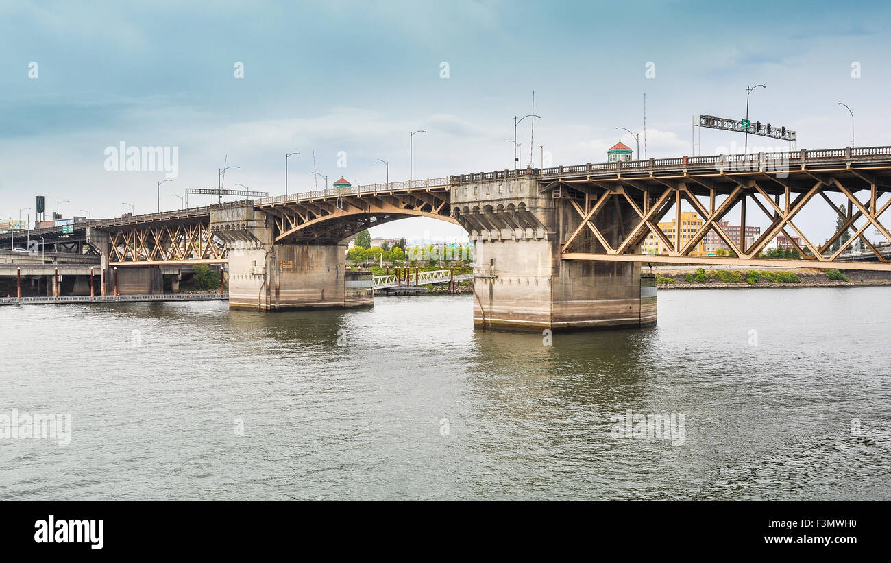 Historical Burnside Bridge - Portland, Oregon, USA Stock Photo - Alamy