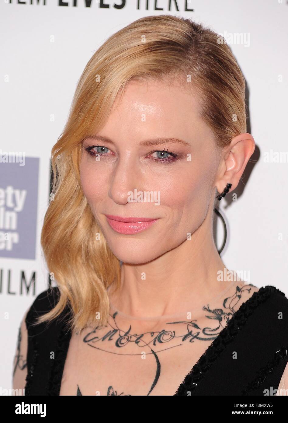 New York, NY, USA. 9th Oct, 2015. Cate Blanchett at arrivals for CAROL ...