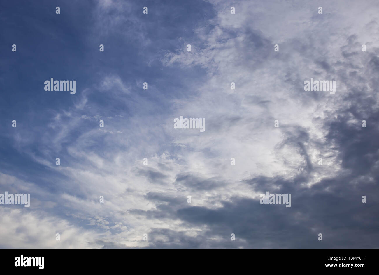 Pattern of clouds in the sky Stock Photo - Alamy