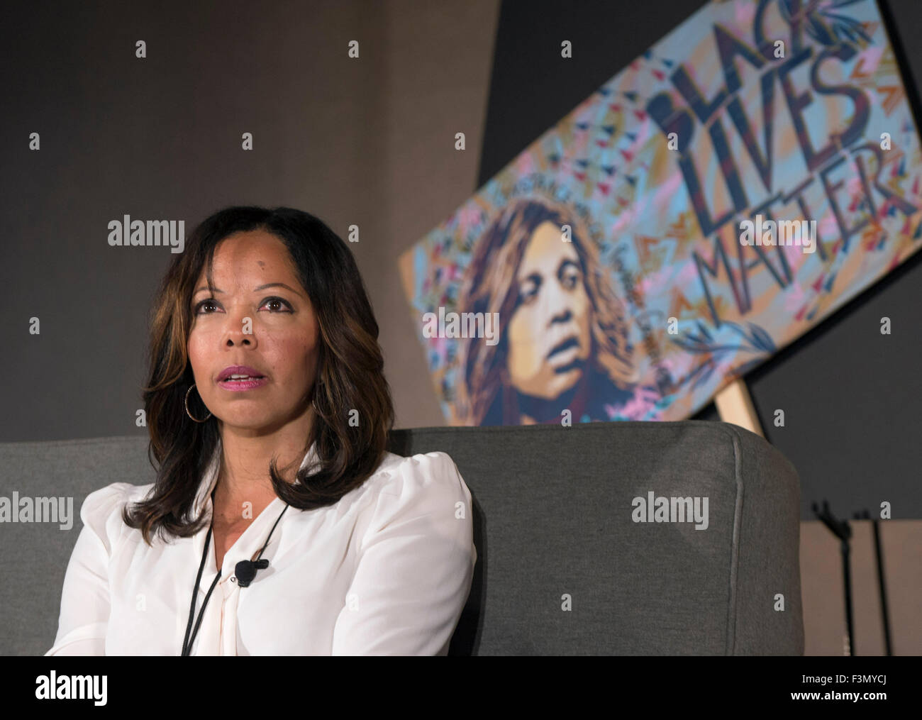 Los Angeles, California, USA. 09th Oct, 2015. LUCY MCBATH, whose son ...