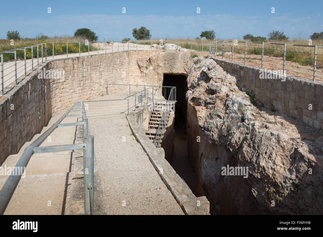 Ancient water system in Sepphoris, Israel Stock Photo - Alamy
