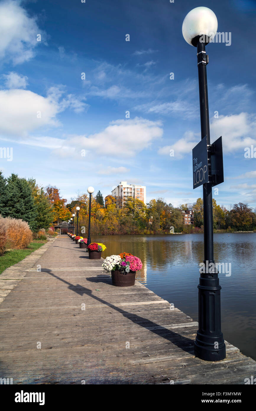 Boardwalk on Silver Lake in Waterloo Stock Photo - Alamy