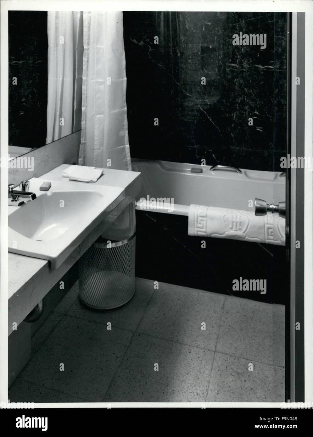 Feb. 24, 1972 - British made baths in the London Hilton Hotel; Allied ...