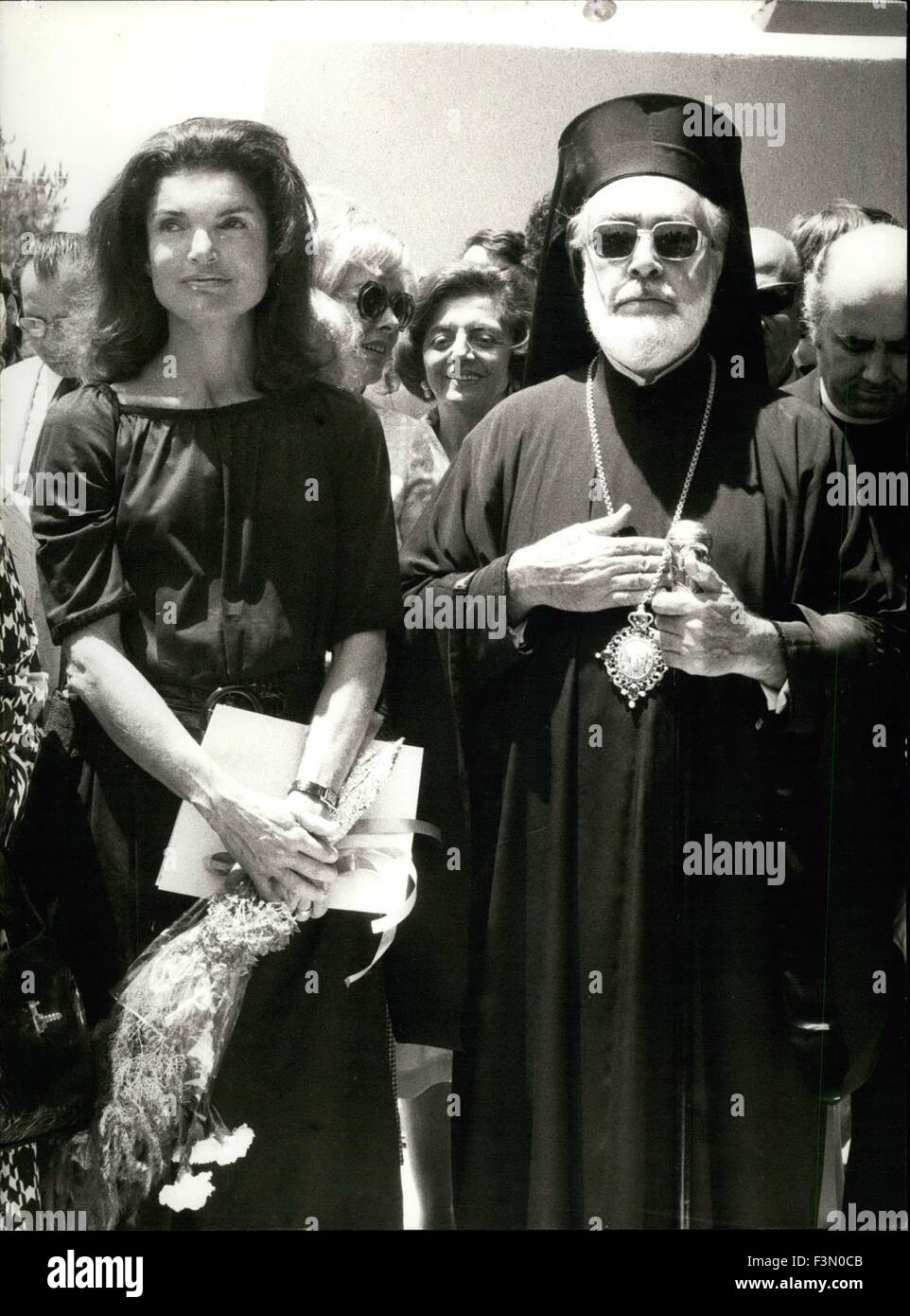 Jackie onassis greece hi-res stock photography and images - Alamy
