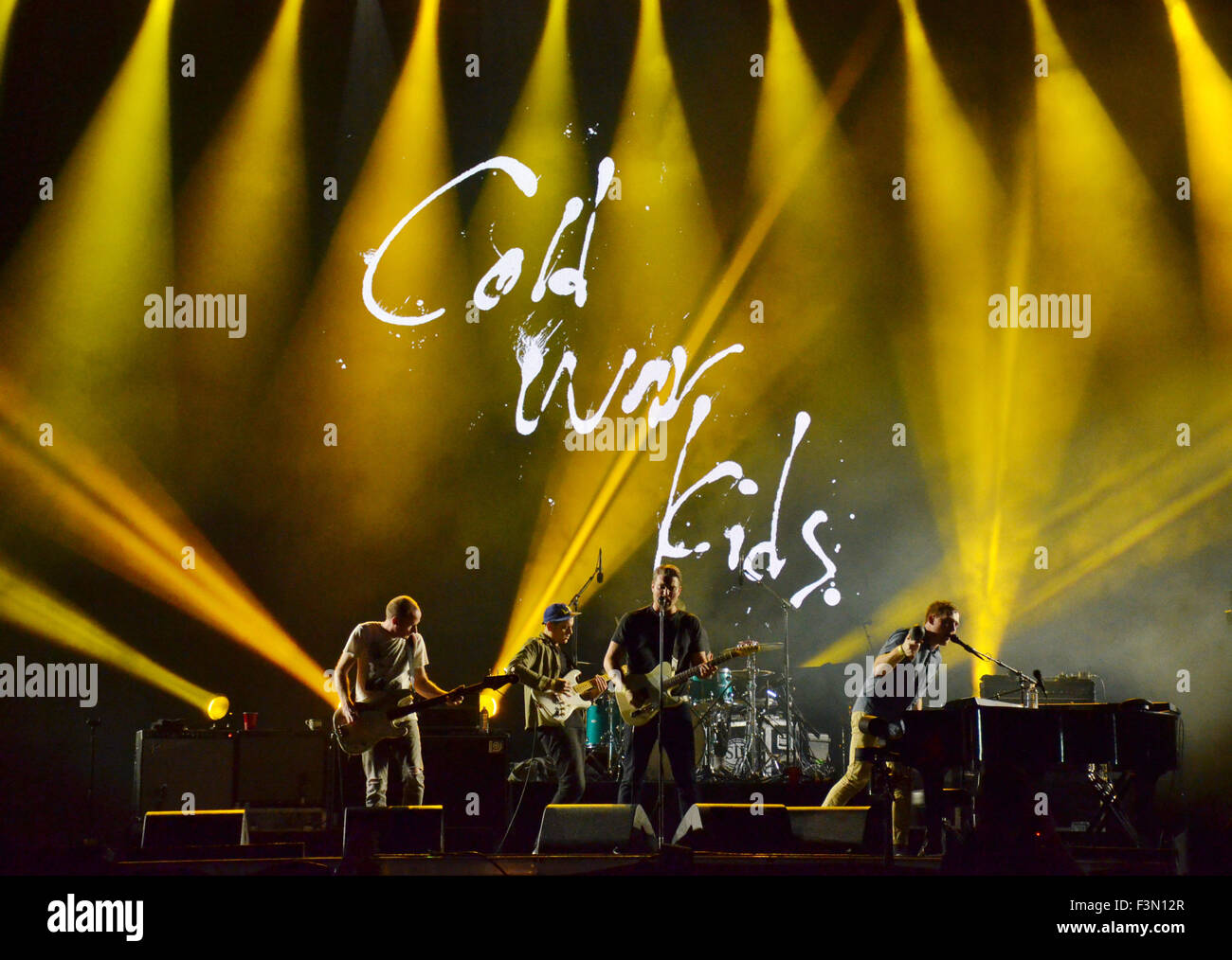 Las Vegas, Nevada, USA. 9th Oct, 2015. Rock band Cold War Kids perform ...
