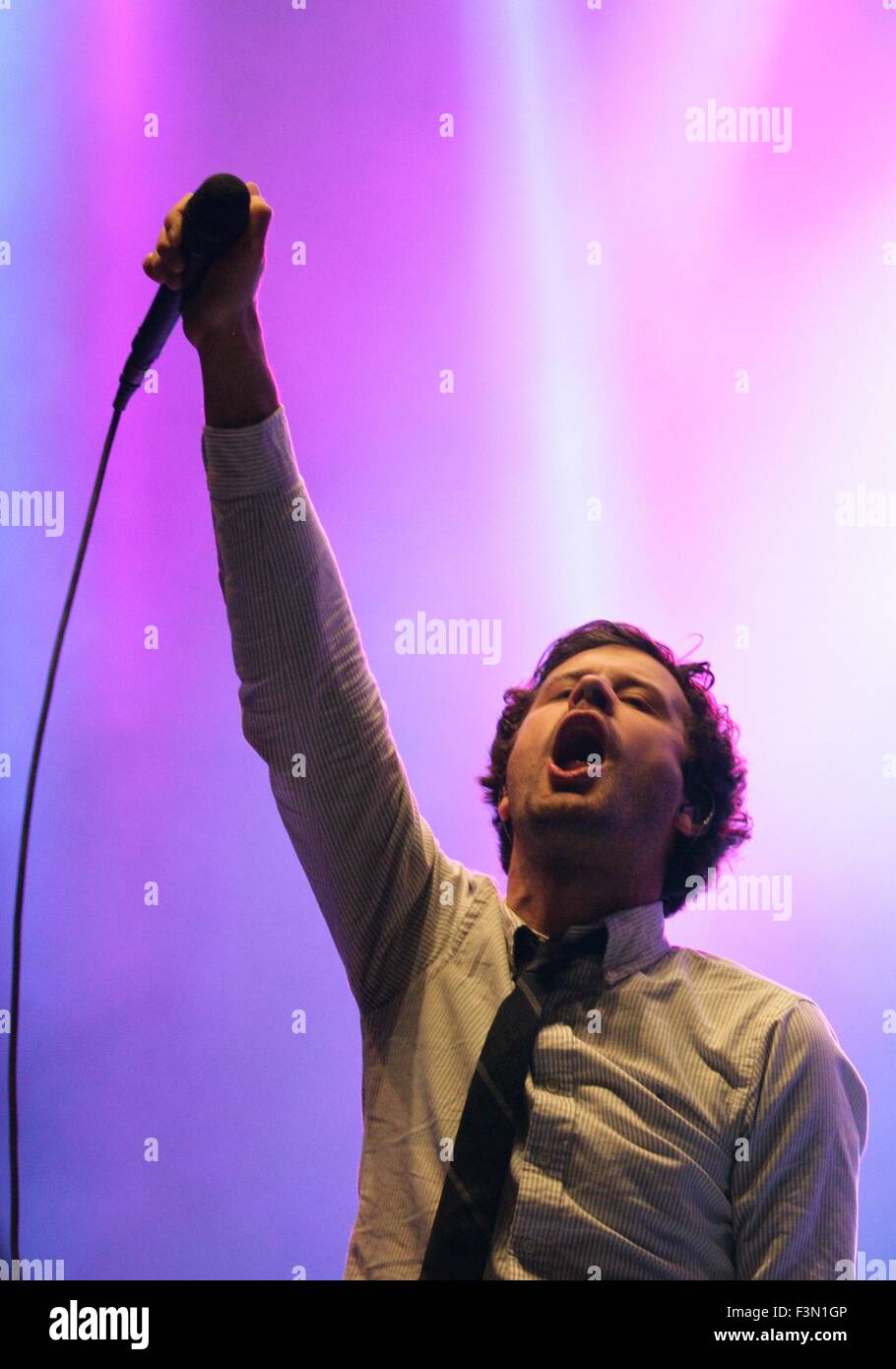 Las Vegas, Nevada, USA. 09th Oct, 2015. Michael Angelakos of Passion ...