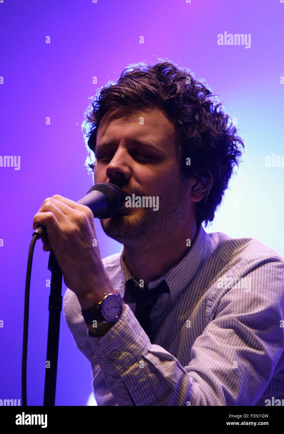 Las Vegas, Nevada, USA. 09th Oct, 2015. Michael Angelakos of Passion ...