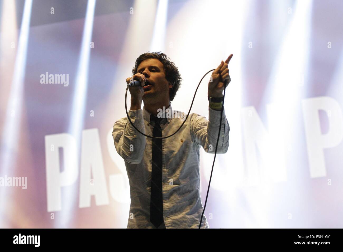 Las Vegas, Nevada, USA. 09th Oct, 2015. Michael Angelakos of Passion ...