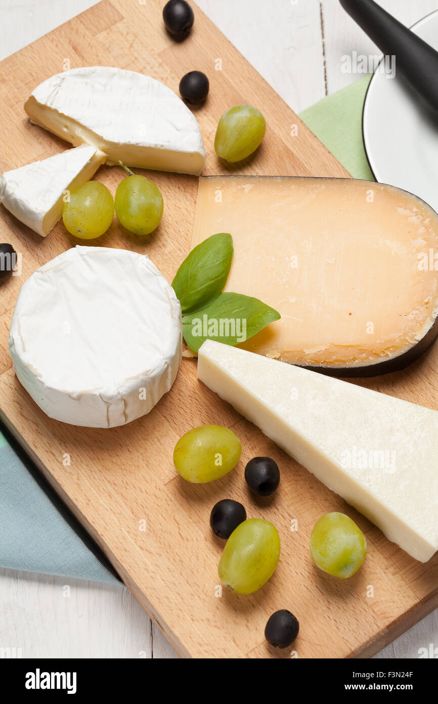 Choice of cheese Stock Photo - Alamy