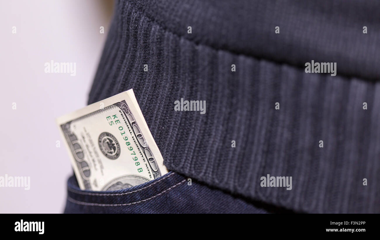 Money in the pocket Stock Photo - Alamy