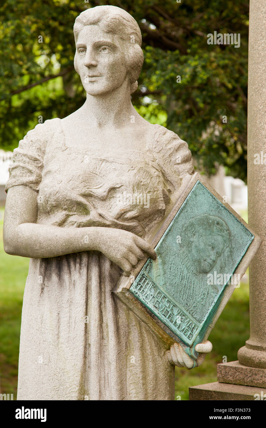 Statue Holding a Book Stock Photo - Alamy