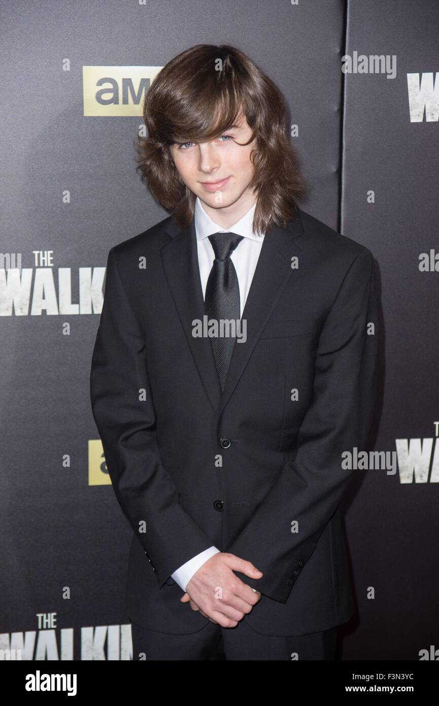 New York, NY, USA. 9th Oct, 2015. Chandler Riggs at arrivals for THE ...