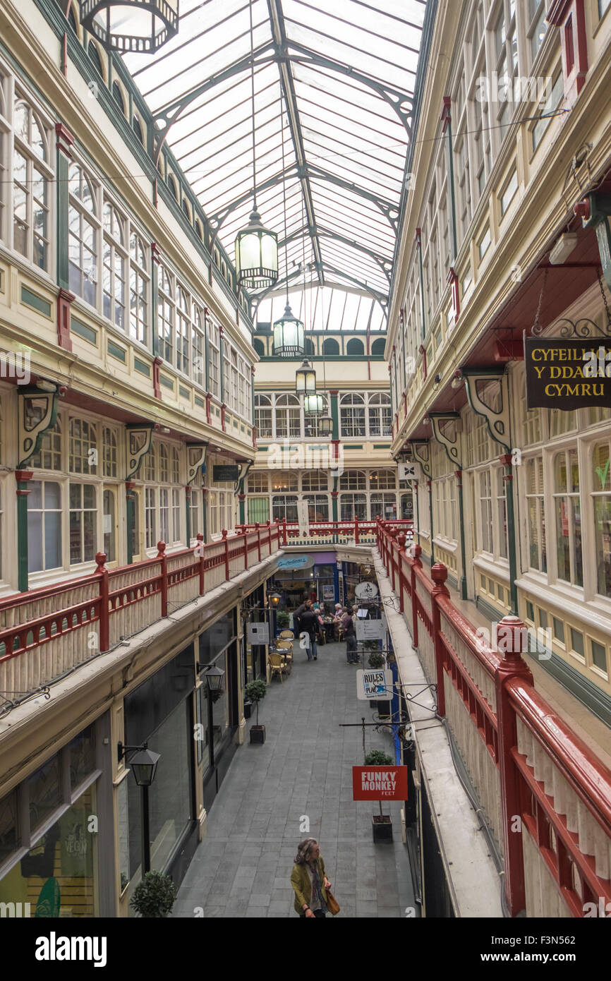 The Castle Arcade Cardiff Wales UK Stock Photo - Alamy