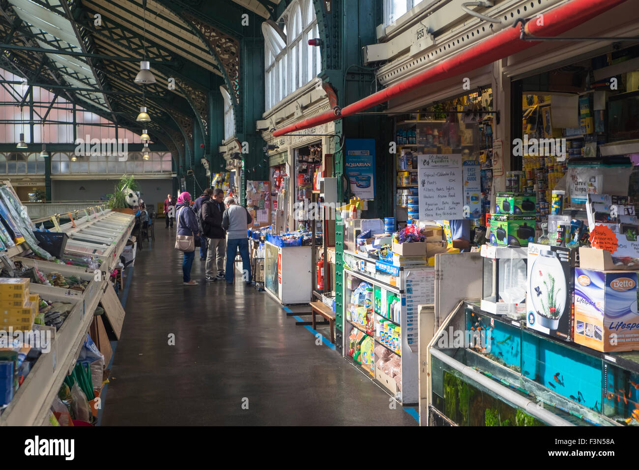 Cardiff central Market Cardiff Wales UK Stock Photo - Alamy