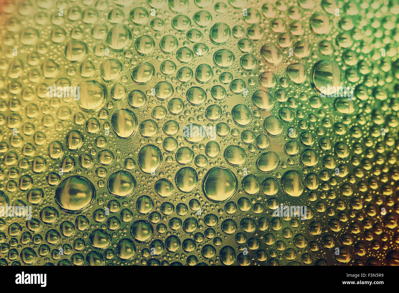 Water droplets on the glass surface Stock Photo - Alamy