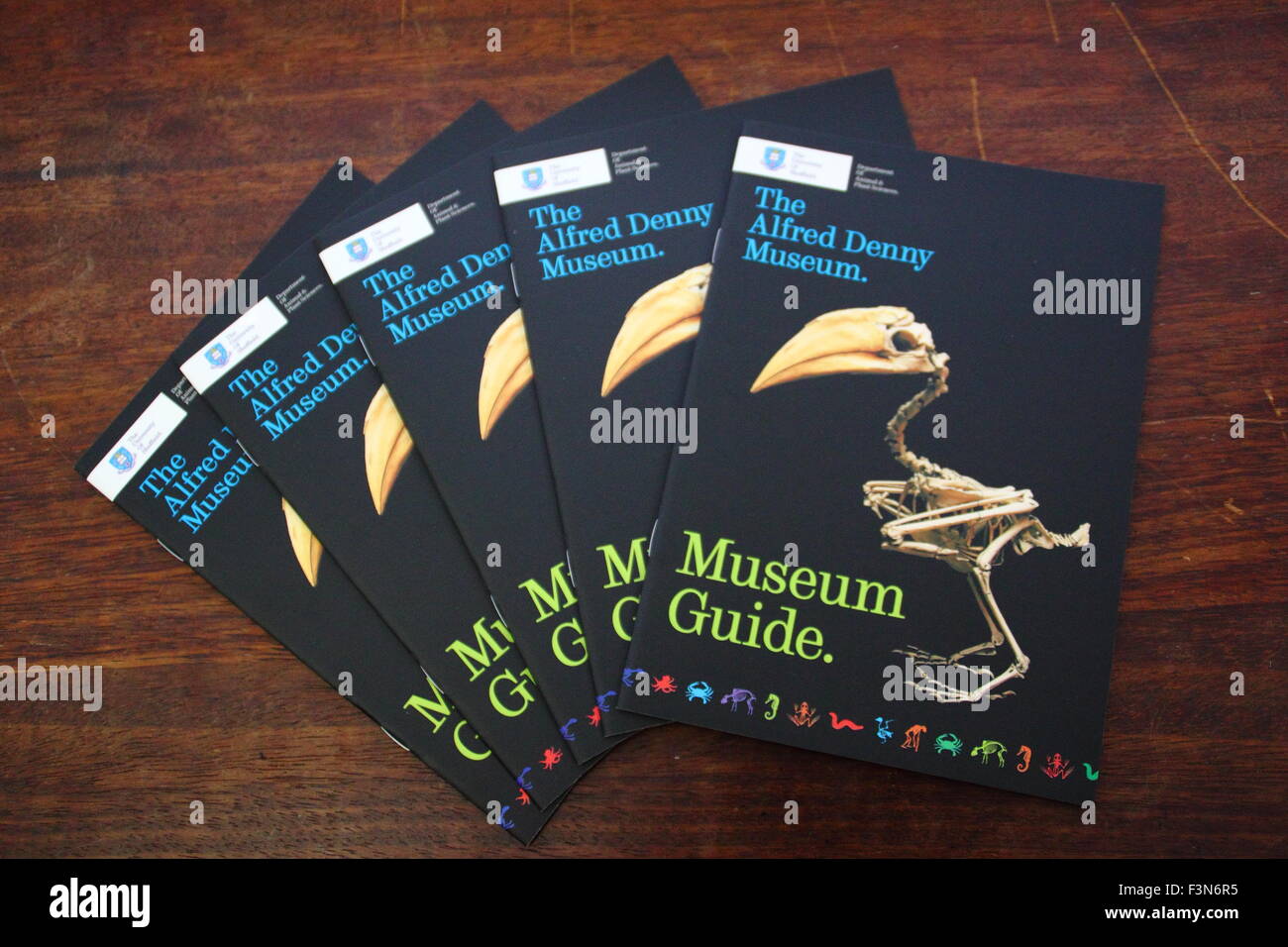 Museum Guides on display inside The Alfred Denny Musuem at the ...