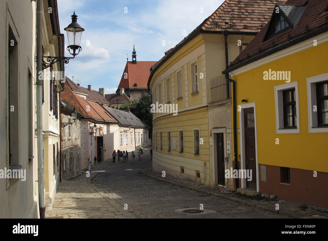 Cobbled streets in the Bratislava Old town, Slovakia Stock Photo - Alamy