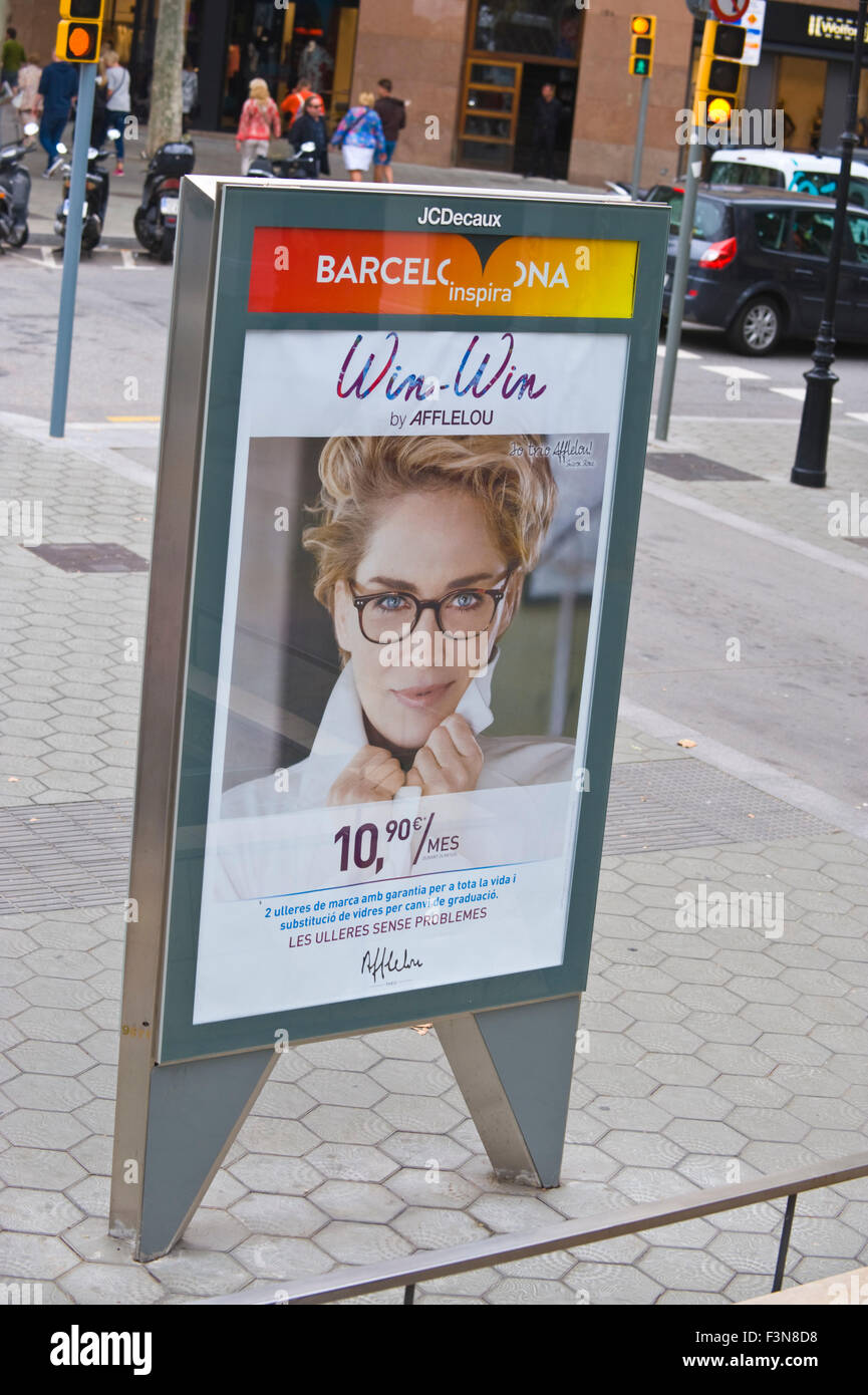 Advertisement french advertisements advert ads ad signs hi-res stock ...