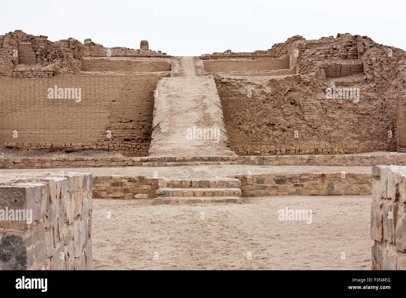 This site was once the most important religious center on the Peruvian ...