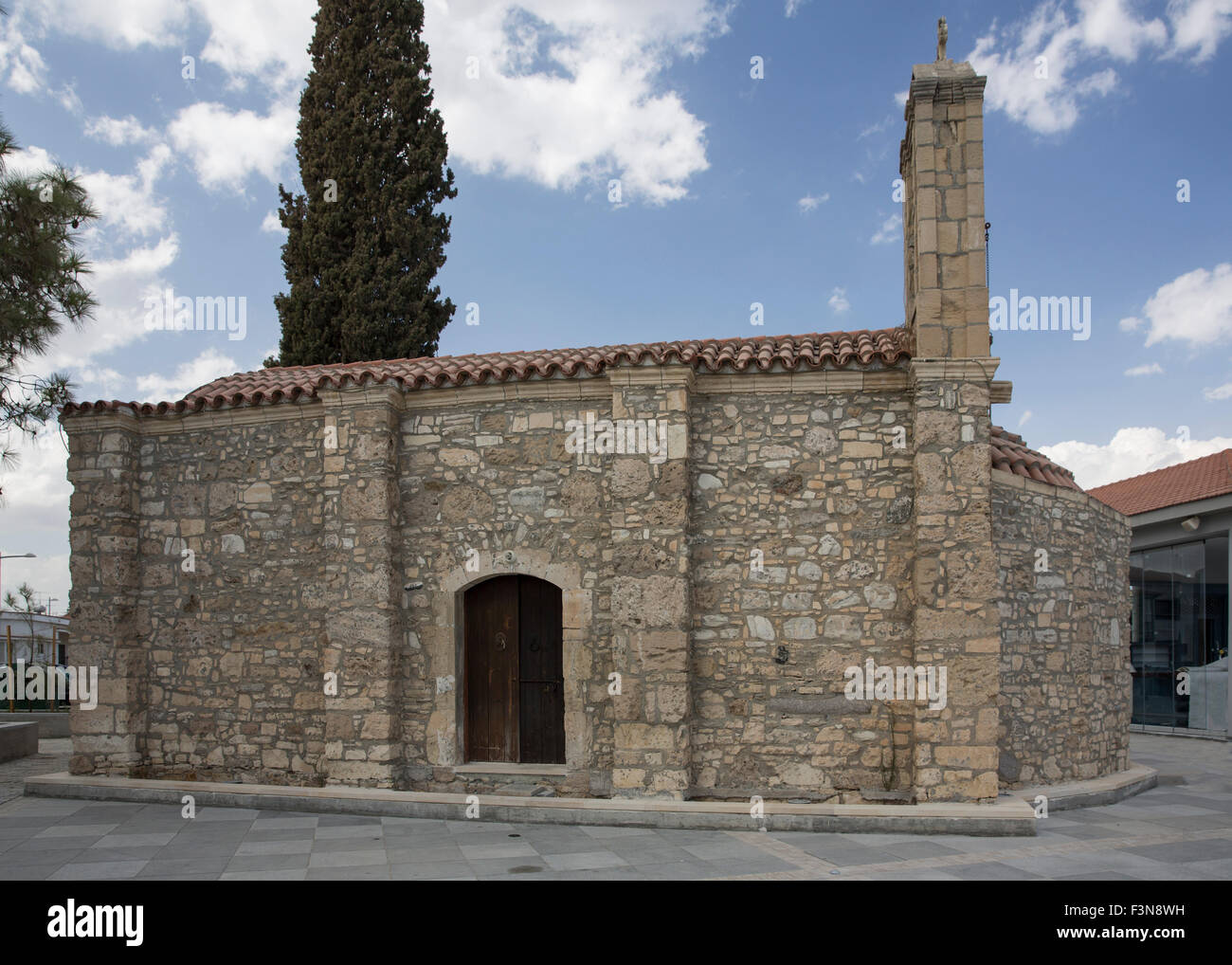 Small Greek Orthodox Church in the square at Kiti in Cyprus Stock Photo ...