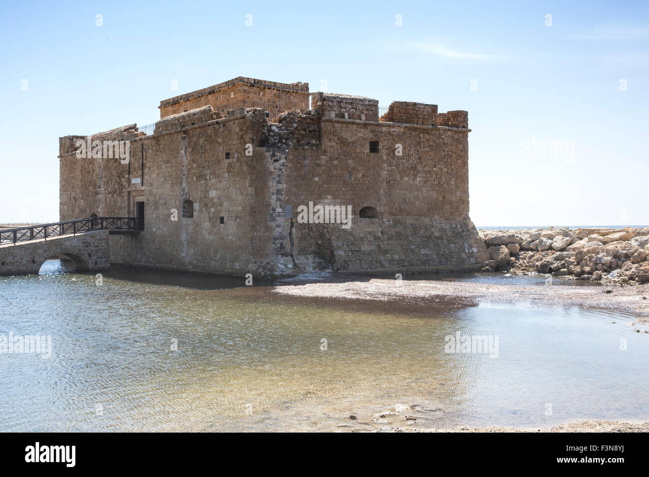 Paphos Castle, overlooking the port of Paphos in Cyprus Stock Photo - Alamy