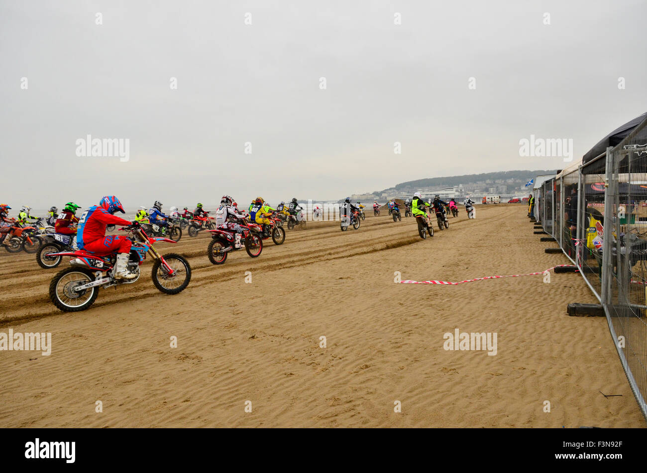 Weston-Super-Mare, UK. 10th Oct, 2015. 33rd RHL Weston-Super-Mare Beach ...