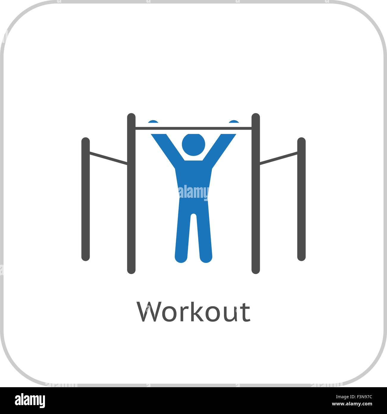Fitness exercise workout weights Stock Vector Images - Alamy