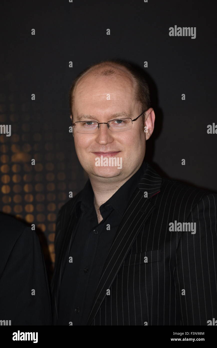 Cologne, Germany. 08th Oct, 2015. Producer Michael Harrison poses ...