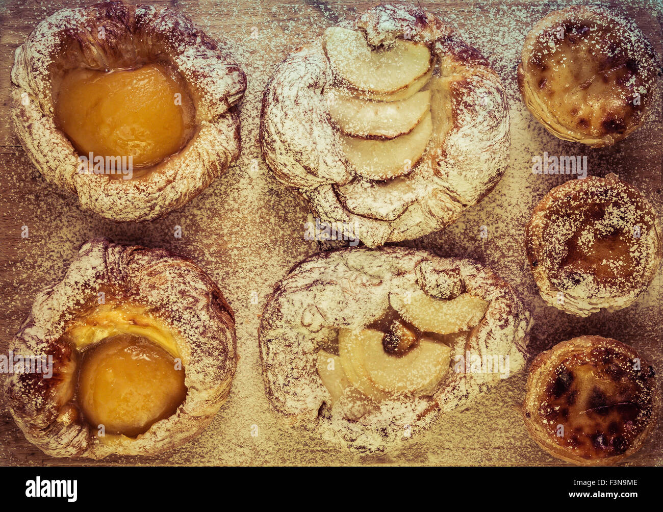 A selection of pastries Stock Photo - Alamy