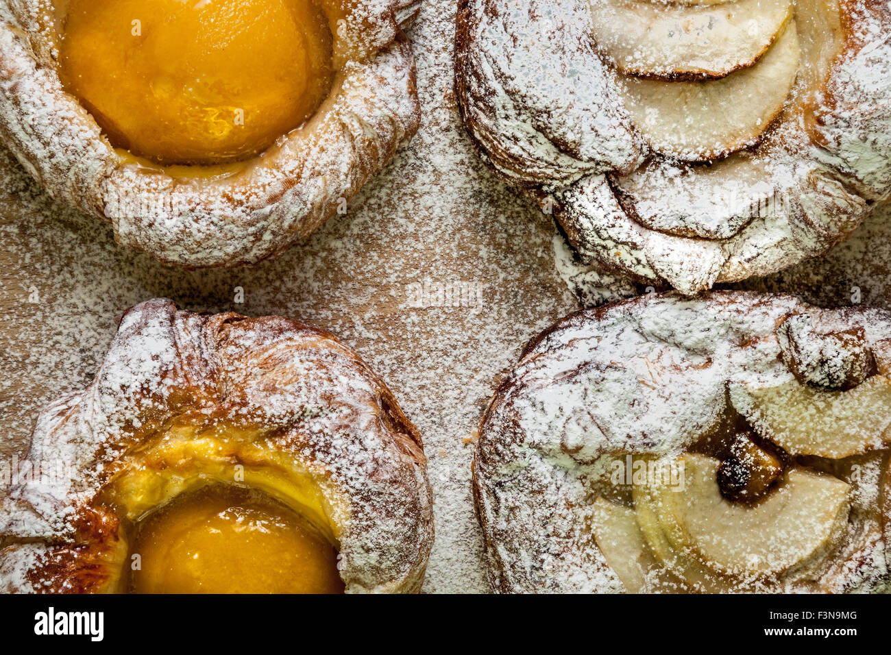 A snapshot of a selection of pastries Stock Photo - Alamy