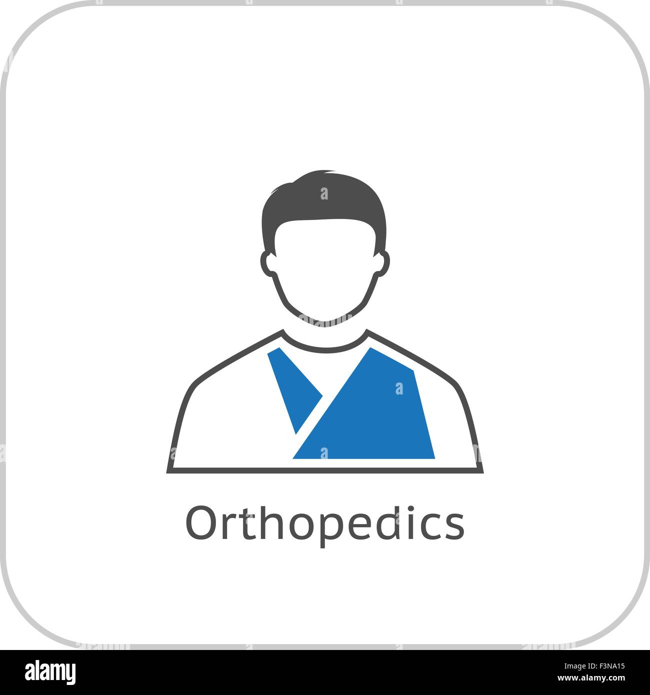 Orthopedics Icon. Flat Design Stock Vector Image & Art - Alamy