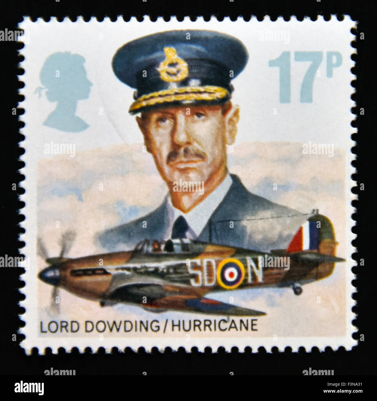 Postage stamp. Great Britain. Queen Elizabeth II. 1986. History of the ...