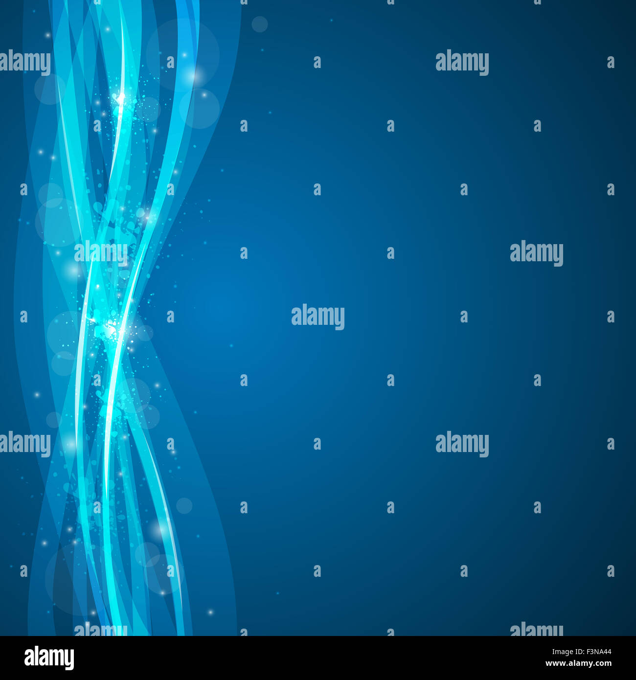 Blue background with abstract lines and glow Stock Photo - Alamy