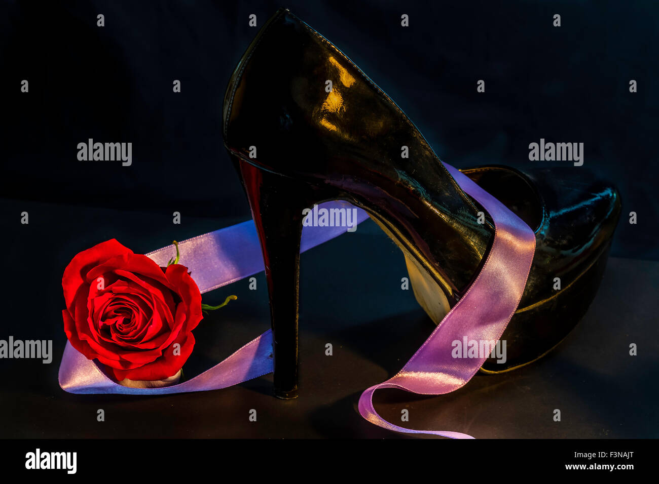 Rose and Shoe Stock Photo - Alamy