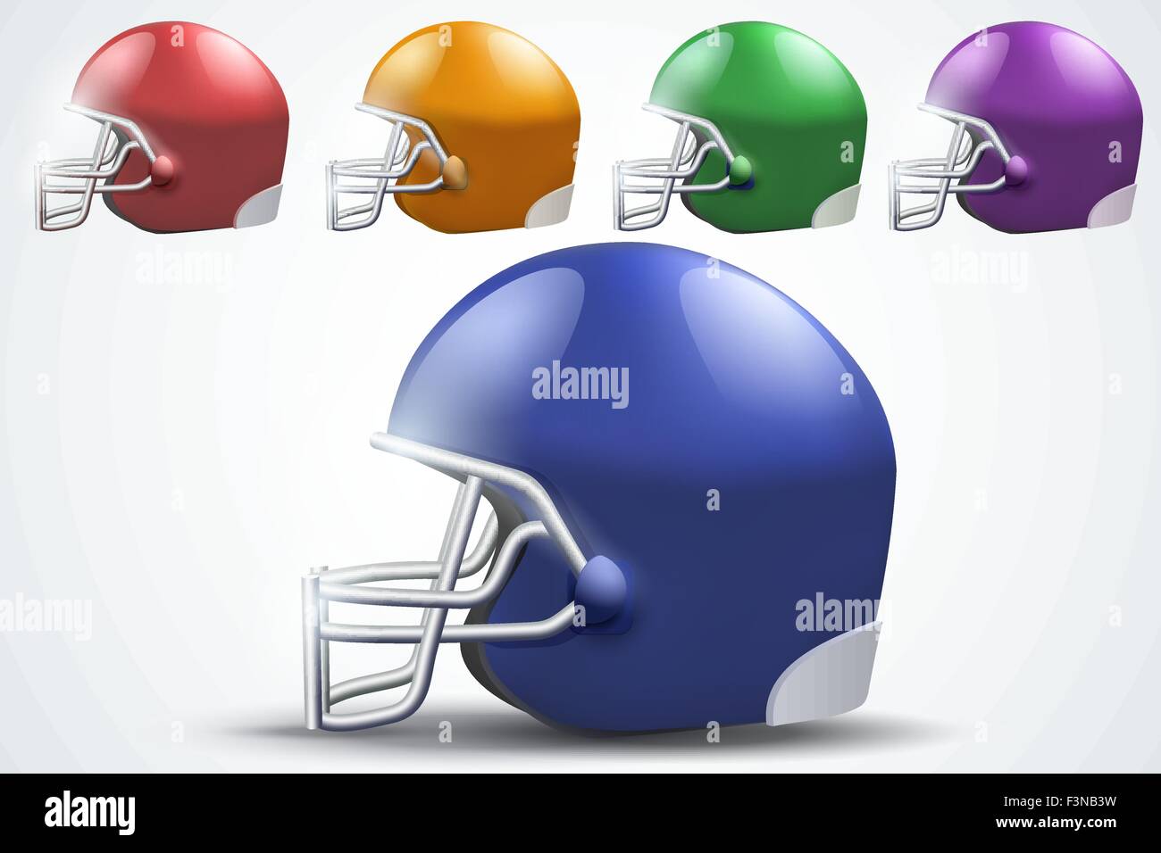 Football Helmet Vector Side