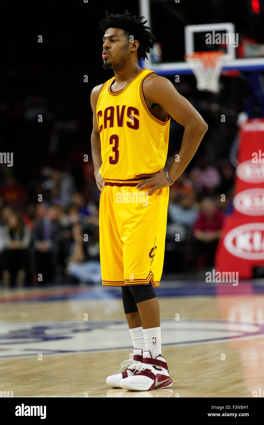 October 8, 2015: Cleveland Cavaliers guard Quinn Cook (3) looks on ...