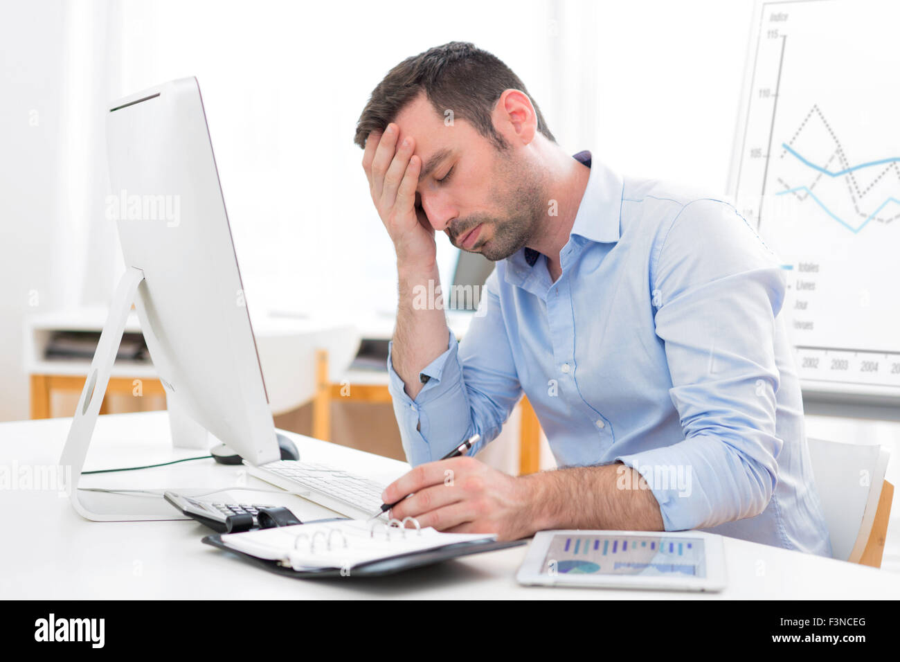 Feeling burn attractive young hi-res stock photography and images - Alamy